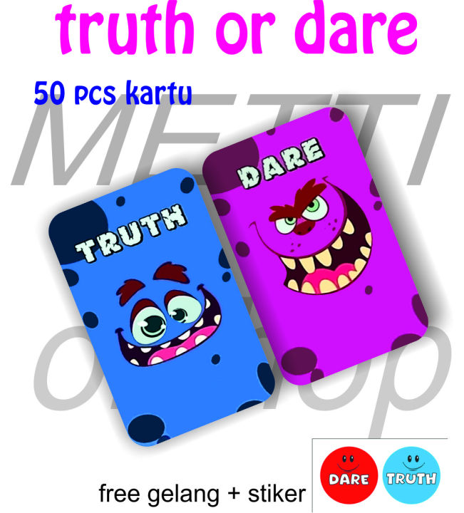 Kartu Permainan Truth or Dare vol 1 | Lazada Indonesia