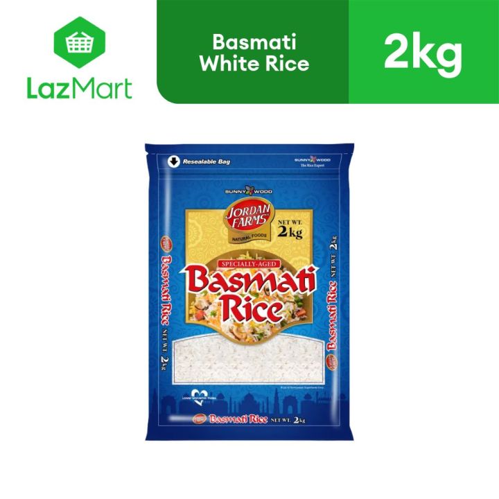 Jordan Farms Basmati White Rice 2KG | Lazada PH
