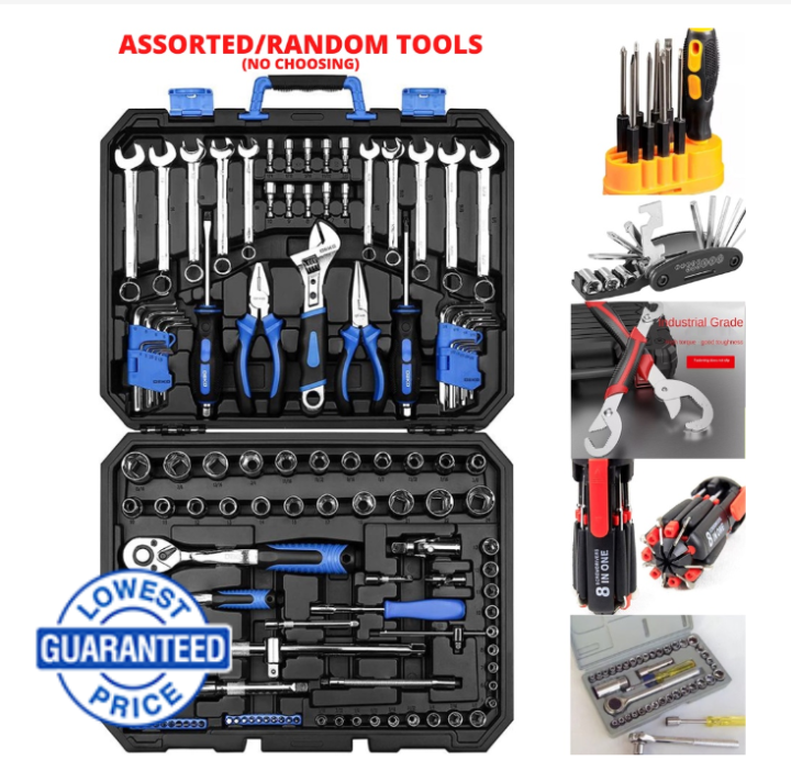 ASSORTED/RANDOM Tool Box Car Motorcycle Bicycle Repair Home Tools Box ...