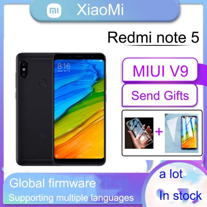 ใหม่เอี่ยม Xiaomi Redmi Note 5 สมาร์ทโฟน6G 128G Snapdragon 636 2160*1080 5.99จอ HD สีกล้อง13.0MP ...