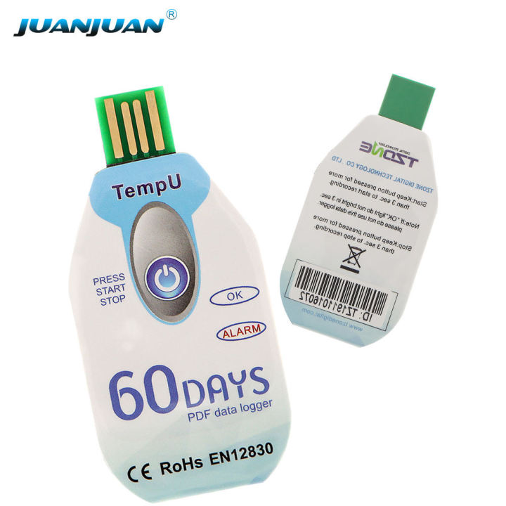 TempU Temperature and Humidity Data Logger 60/90 Days PDF Report Temperature Recorder | Lazada