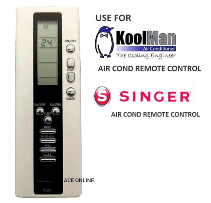 Replacement For Koolman / Singer Air Conditioner Remote Control (KK 28 ...