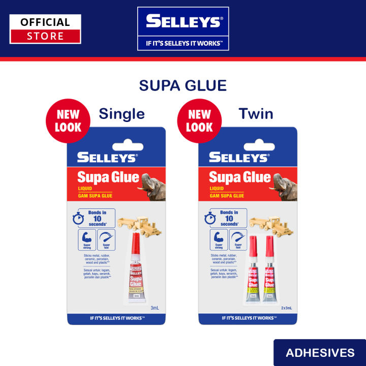 Selleys Supa Glue 犀利牌超强胶水 (3ml) | Lazada