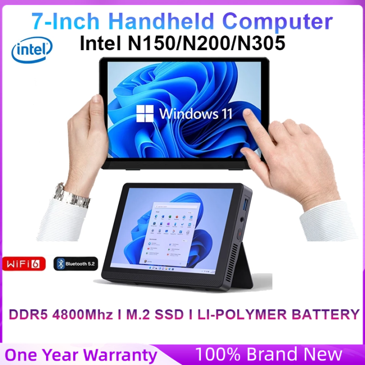 SZBOX S7 7" Alder Lake N150/N200/N305 Touch Screen Mini PC Windows 11 ...