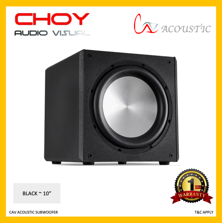 CAV Acoustic SW15" / SW12" / SW10" 3 Magnetic Bass Subwoofer (Black ...