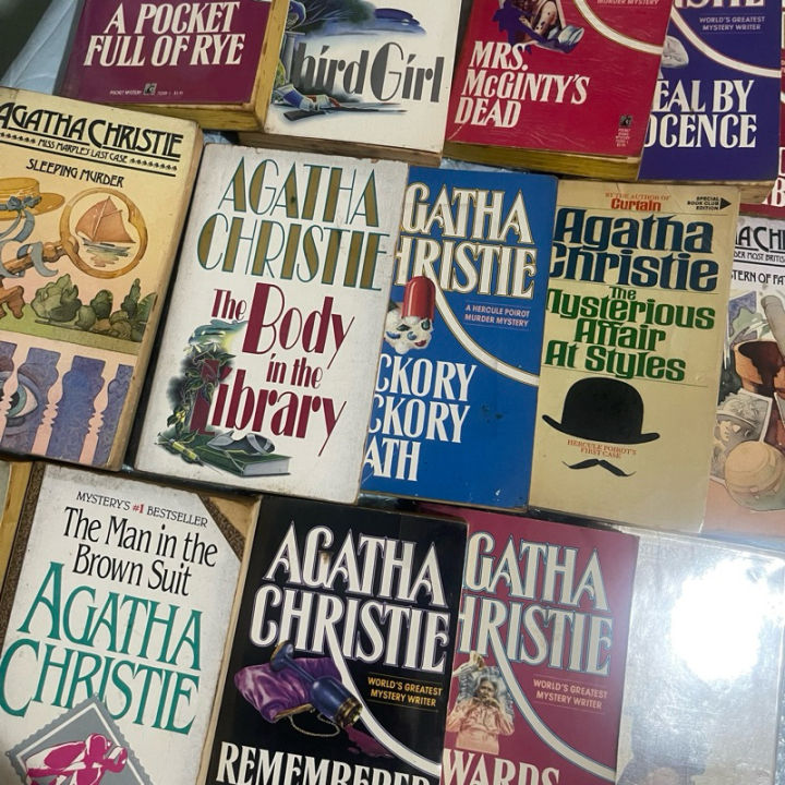 Vintage Agatha Christie Books Pt2 (Poor condition) | Lazada PH