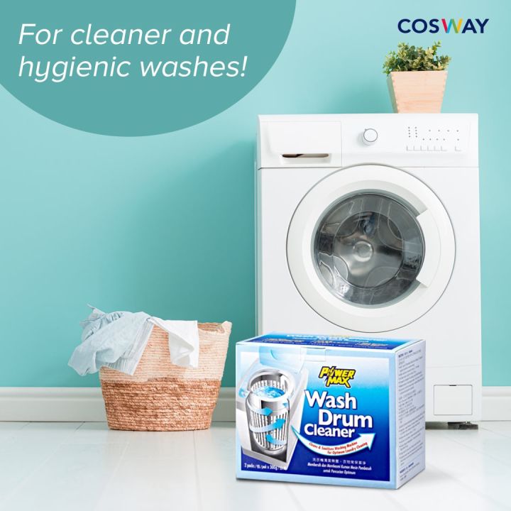 (x2 boxes) PowerMax Wash Drum Cleaner (Per box 2 packs) | Lazada
