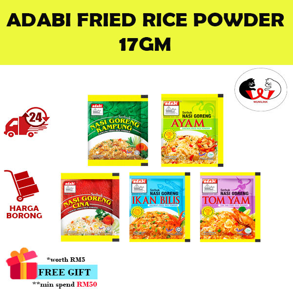 ADABI Perencah Serbuk Nasi Goreng / Fried Rice Powder [17G] (Kampung ...