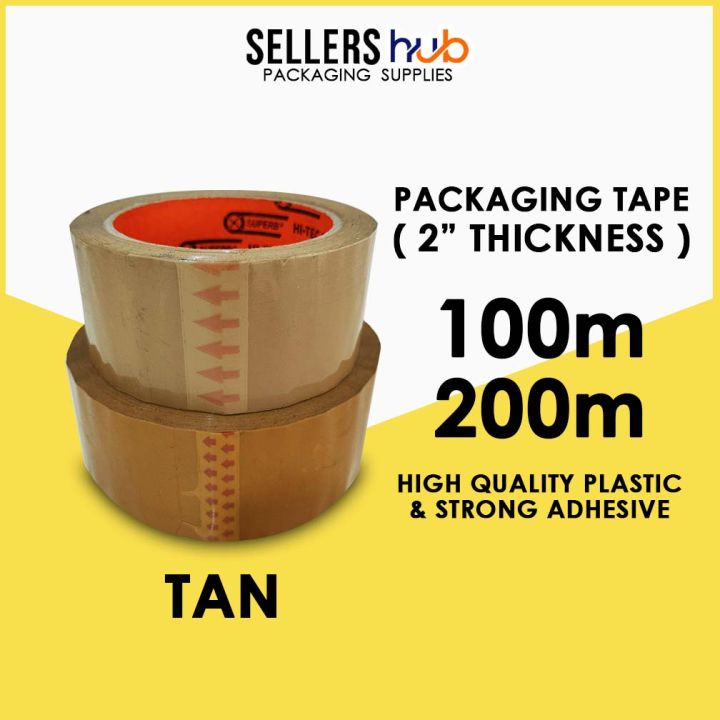 Packaging Tape Tan 2x100m 200m 300m | Lazada PH