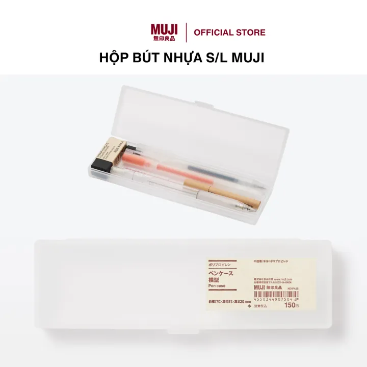 Hộp Bút Nhựa S/L MUJI | Lazada.vn