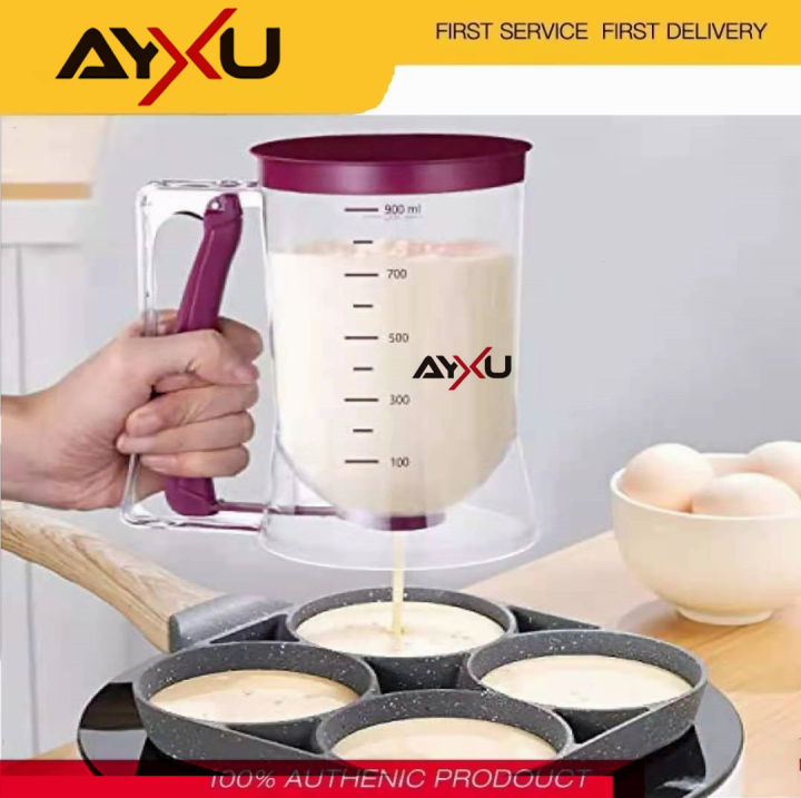 Ayxu Pancake Batter Dispenser Perfect Cake Baking Tool For Waffle ...