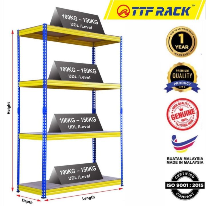 [iBANHEE]TTF Rack™️ ES RACK 2 IN 1 600KG BOLTLESS RACK RAK BESI ...