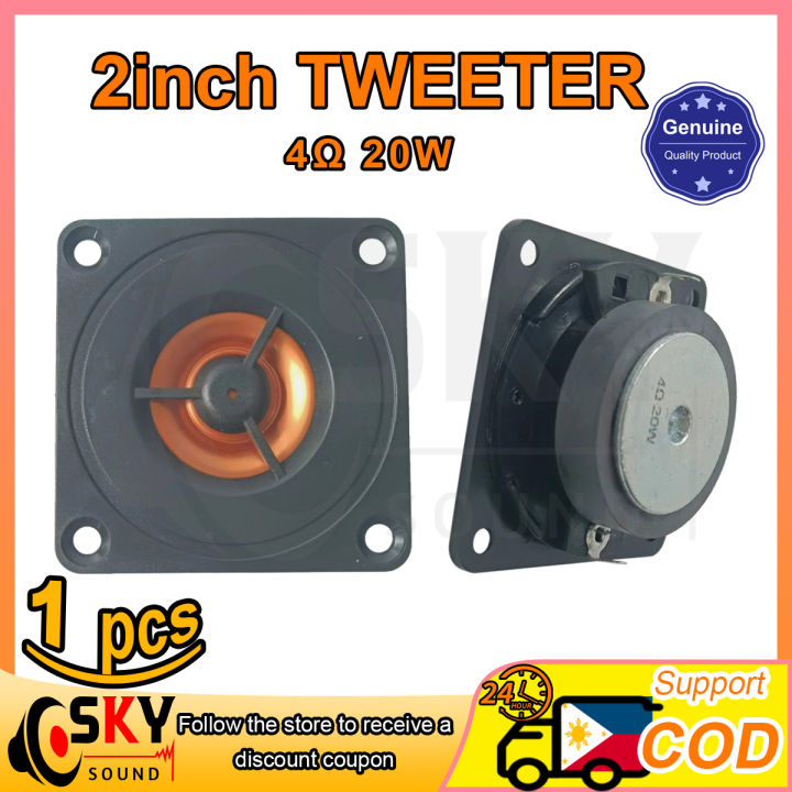 SKYSOUND 2 inch 4 Ohm 20W Tweeter Speaker Car Stereo Car Speaker Audio ...