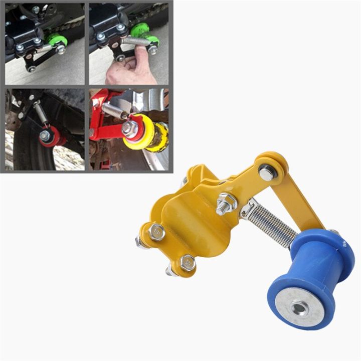 Universal Aluminum Motorcycle Chain Tensioner Adjuster Roller Tools ...