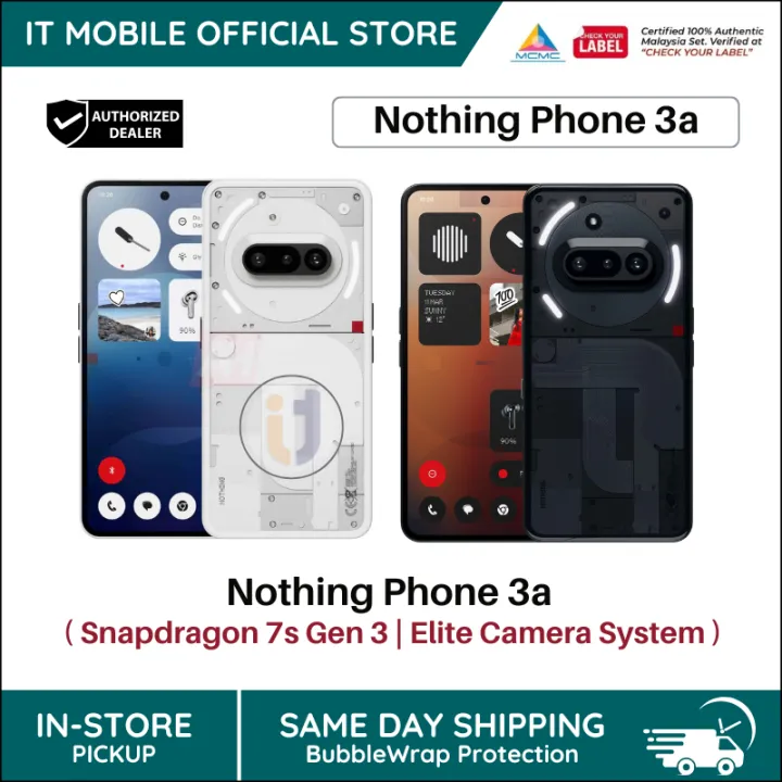 Nothing Phone (3a) 12GB + 256GB ROM 50MP Main Camera, 50MP Telephoto ...