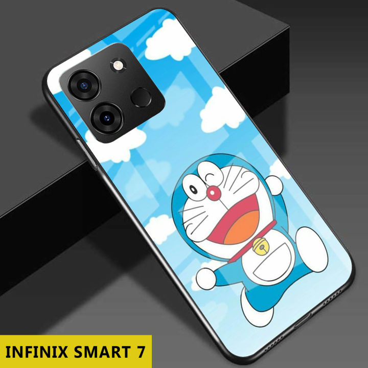 INFINIX SMART 7 - SoftCase Glass Kaca - [ A112 ] - Pelindung Handphone ...