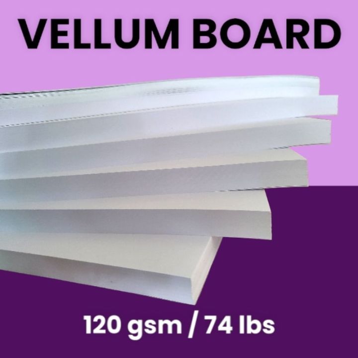 VELLUM BOARD BRISTOL 120gsm 100's/50's TAKE NOTE OF GSM | Lazada PH