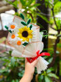 (Onhand) Fuzzy Wire Flower Bouquets | Handmade Chenille Wire Daisy or ...