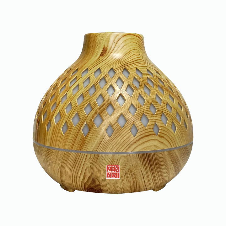 Wood Grain Lamp Electric Diffuser with 30ML Water Based Oil | Lazada PH