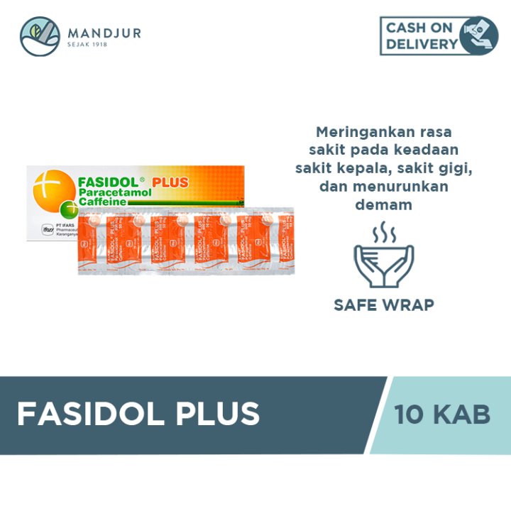Fasidol Plus 10 Kaplet - Obat Demam Sakit Kepala dan Sakit Gigi ...