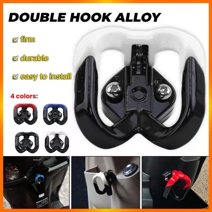 Universal Helmet Hook Double Hooks Full Alloy | Lazada PH