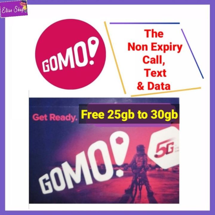 GOMO SIMCARD the NON EXPIRY Call, Text & DATA SIM FREE 30gb | Lazada PH