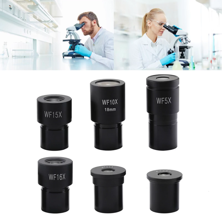 Lab Microscope Biological Microscope Eyepiece Wide Angle Lens Monocular ...