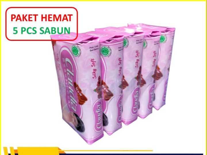 Promo Paket Hemat 5 dan 3 Sabun Claudia Bodywash Sabun Batang 60 gr ...