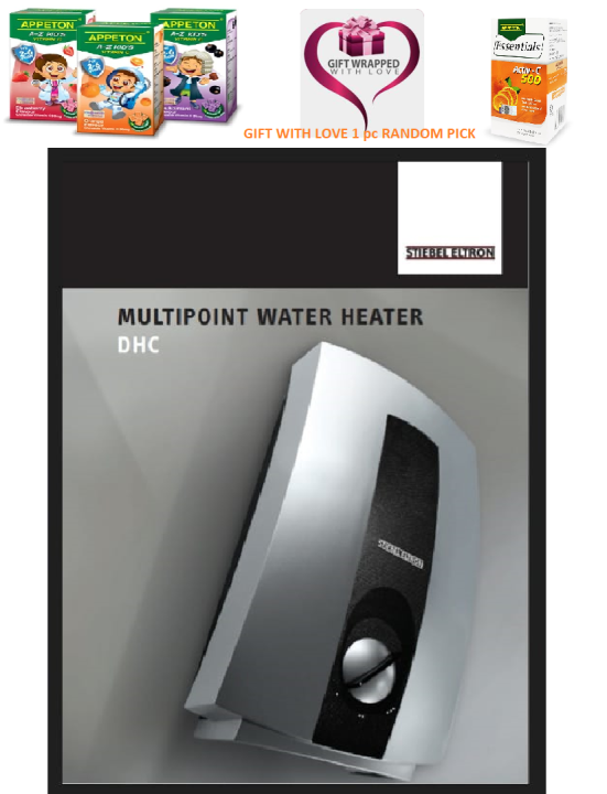 [Germany's No 1] STIEBEL ELTRON DHC 6/8 EC Tankless Multipoint Instantaneous Water Heater | Lazada