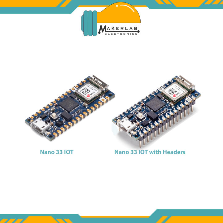Arduino Nano 33 Iot With Headers Abx00032 Abx00027 Lazada Ph