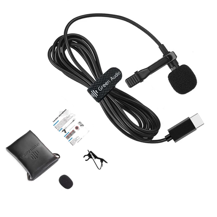 Plug and Play USB Type C Clip On Mic for Computer,Portable Recording ...
