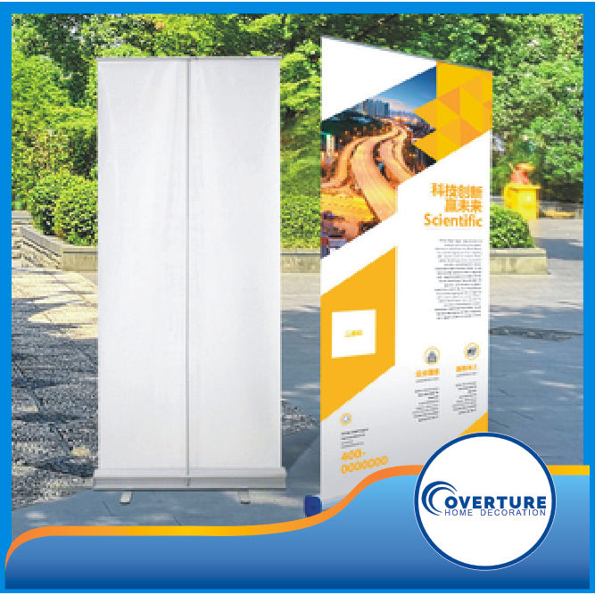 Aluminum Roll Up Banner Stand 2.5ft x6.5ft, pull up banner, retractable ...