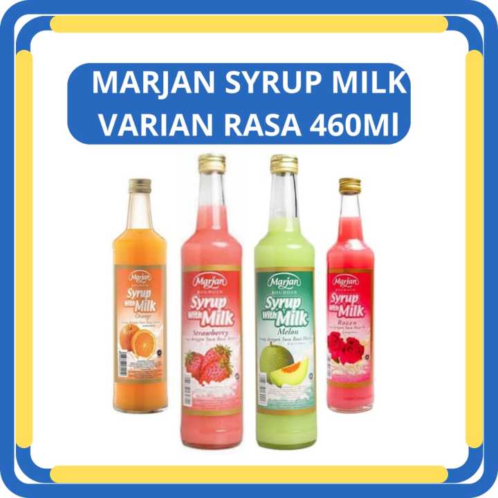 Sirup Marjan With Milk 460ml Varian Rasa Segar Puasa Lebaran | Lazada ...