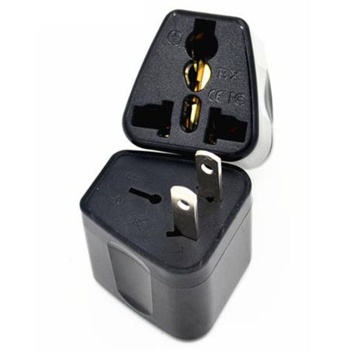 Universal Travel Adapter Plug EU AU UK socket to US 2-flat pins plug ...