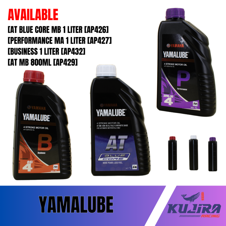 YAMAHA YAMALUBE 4 STROKE MOTOR OIL MOTORCYCLE GENUINE OIL AT BLUE CORE ...