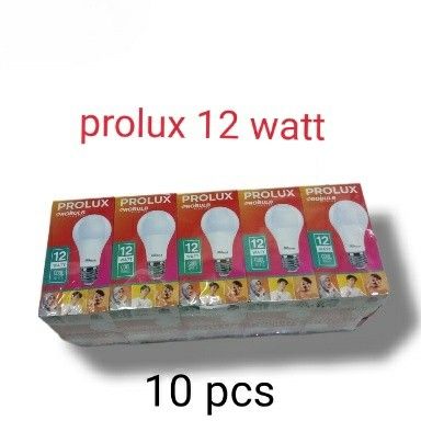 10 pcs Lampu led prolux 12 watt w garansi 1 tahun terang hemat energi ...