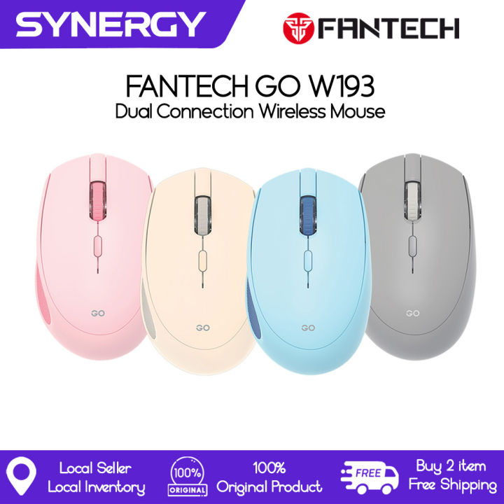 Fantech Tetikus Tanpa Wayar W193 Go dengan Sambungan Wayarles Bluetooth ...