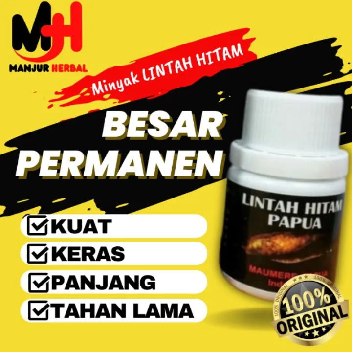 DXE minyak lintah hitam pembesar papua original minyak oles obat pembesar mr p alat kelamin pria ...