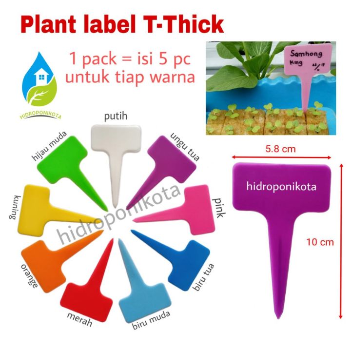 plant label isi 10 pc - label tanaman - penanda tanaman | Lazada Indonesia