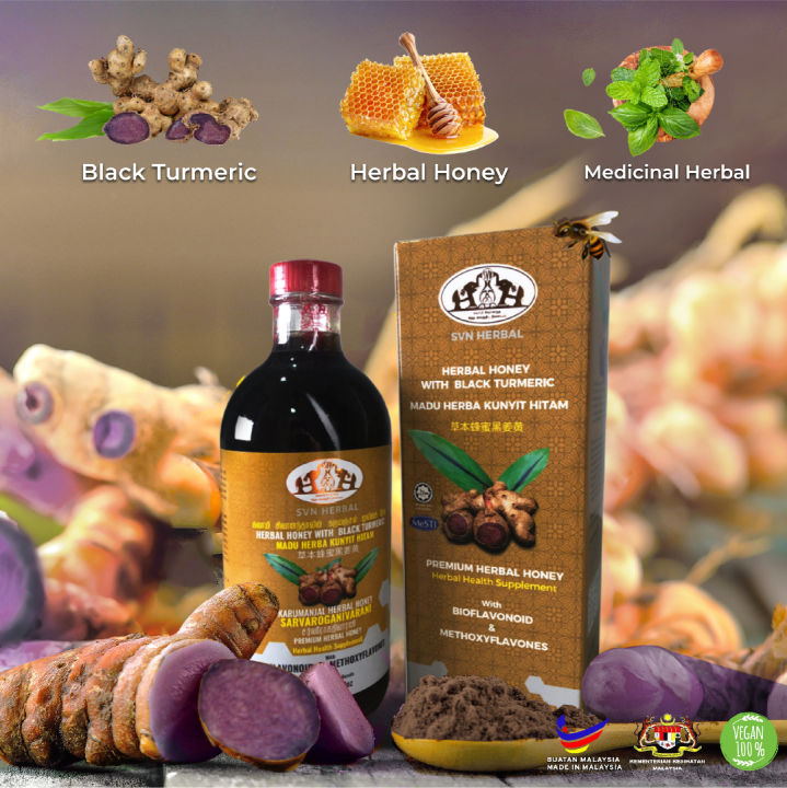 SVN Herbal Honey With Black Turmeric/Karumanjal/Madu Kunyit Hitam 500G ...