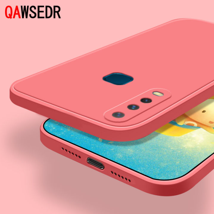 QAWSEDR Square Case For OPPO F7 A73 A79 F5 A83 Youth Precise Camera ...