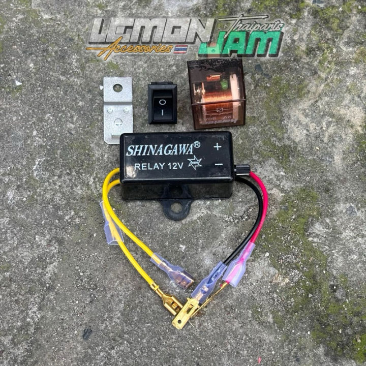 ADJUSTABLE SHINIGAWA RAPID BACKFIRE RELAY SET + switch - UNIVERSAL ...