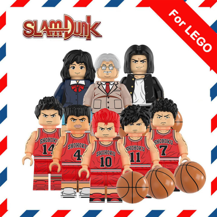 SLAM DUNK Minifigure Building Blocks Toys For Children Gift Action ...