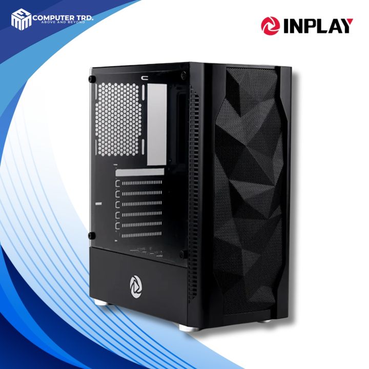 Inplay Meteor 03 Mid Tower Gaming PC Case Black | Lazada PH