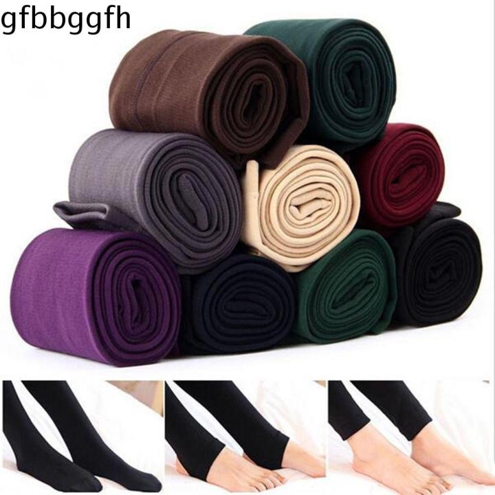GFBB Trendy Casual Seamless Fleece Warm For Girl Winter Leggings ...