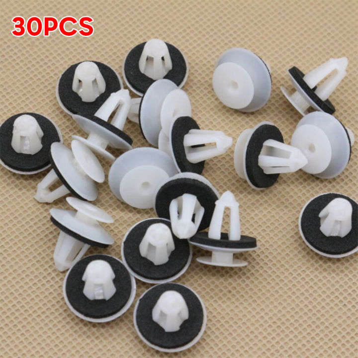 Car Fastener Clips Inner Nylon White Car Clips For Mercedes R129 W202 ...