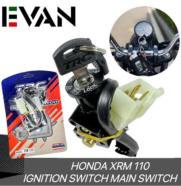 EVAN.SHOP Honda Xrm 110 Ignition Switch Main Switch Motorcycle | Lazada PH