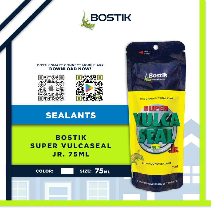 BOSTIK Vulcaseal Elastomeric Waterproofing Sealant 75ml JR Pouch ...