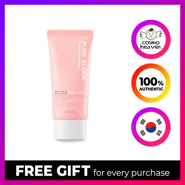 A'PIEU Pure Block Tone-Up Sun Base SPF50+ PA+++ 50ml | Lazada PH