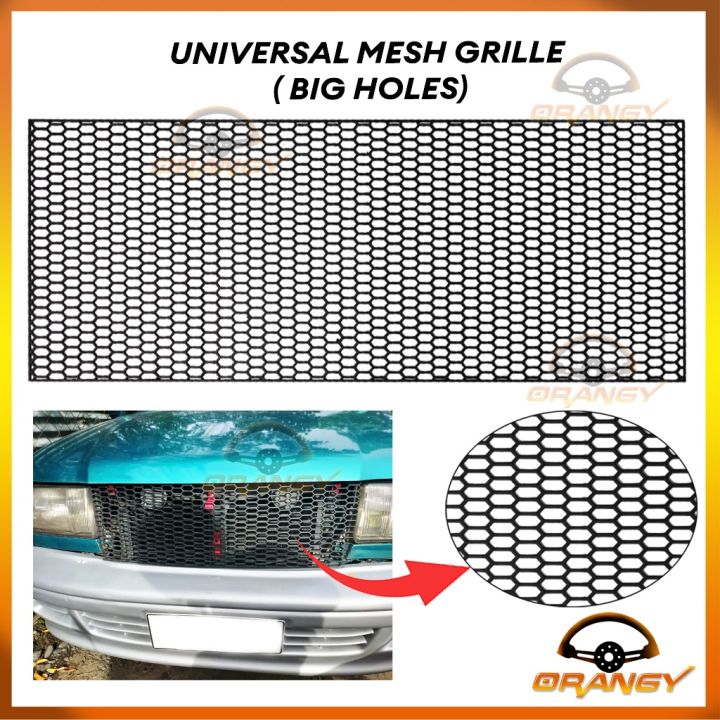Universal OEM Honeycomb Car Mesh Grille BIG HOLES 30MM Front Bumper Net ...